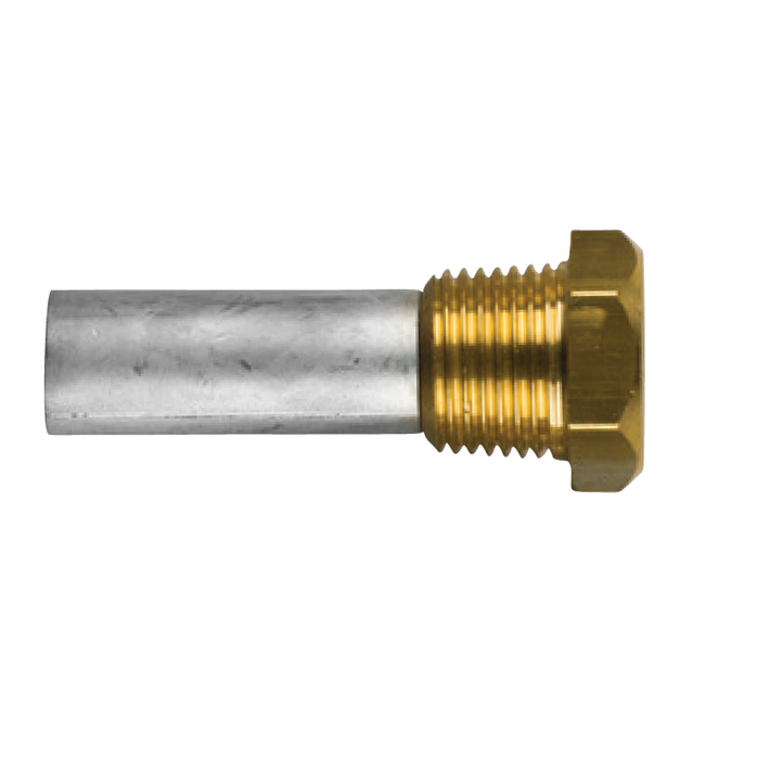 TEC-E2A Zinc USA Type Pencil Anode complete with plug