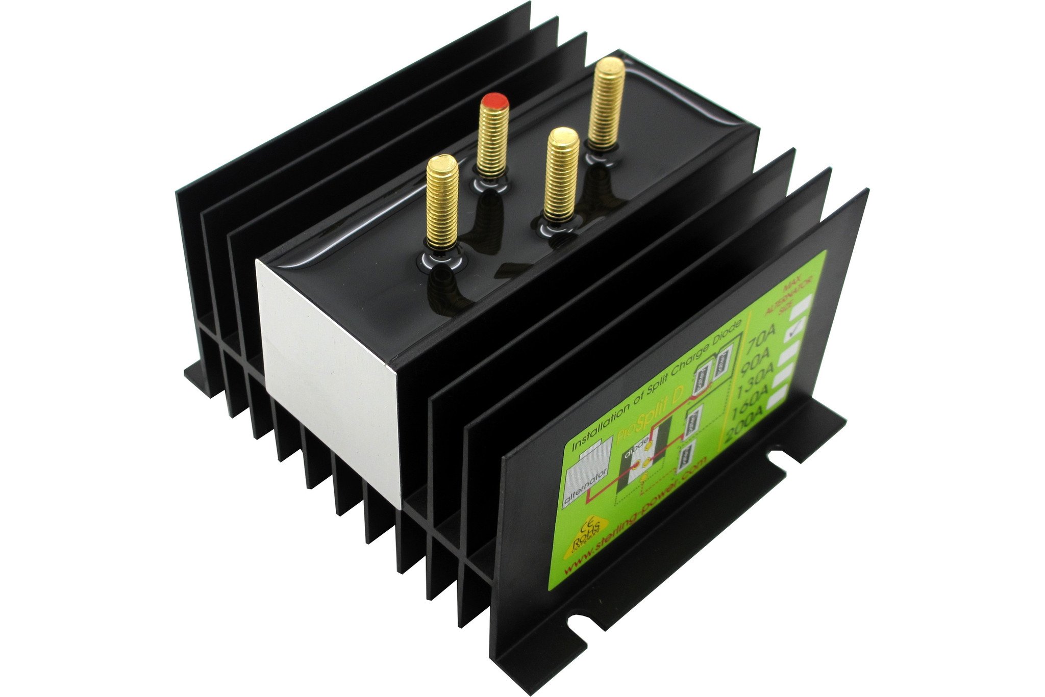 Split Charge Diodes 70 - 200A, 2 - 3 Outputs - Anodes Direct