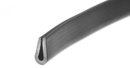 U46 Rubber U Channel Section to fit panel thickness 1mm - 2mm