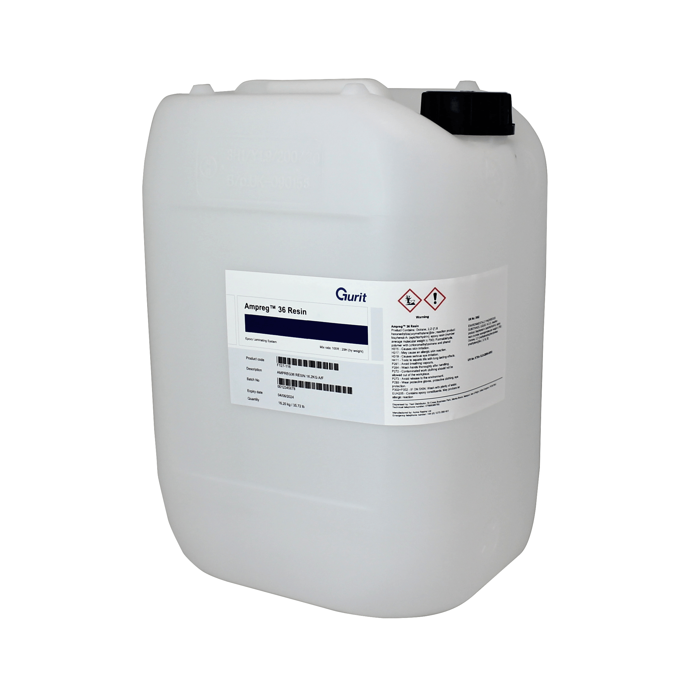 Ampreg 36 Resin 16.5kg - Anodes Direct